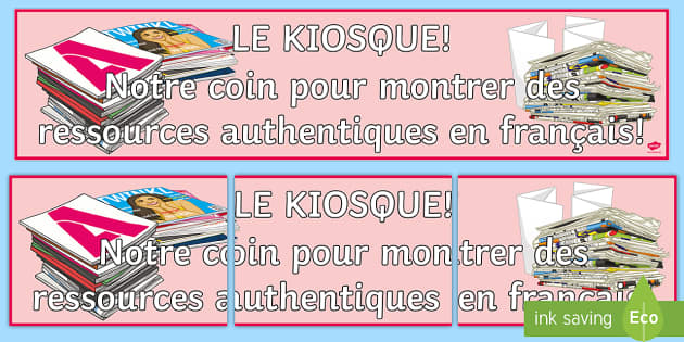 Our Book Corner Display Banner French (Teacher-Made)