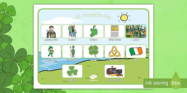 St Patrick's Day Word Mat | Vocabulary | Primary Resource