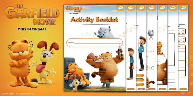 FREE! - Garfield Activity Book | The Garfield Movie | Sony Pictures