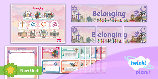 Belonging Resources - Additional Resources Pack - Twinkl
