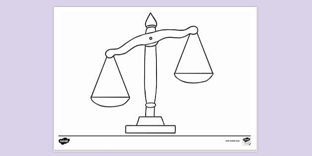 FREE Scales Colouring Sheet Colouring Sheets Twinkl Resources