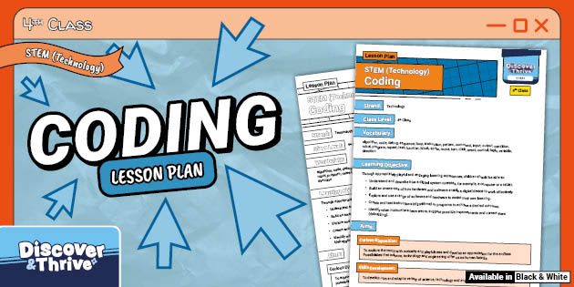 STEM Coding Lesson Plan {Teacher Aid}