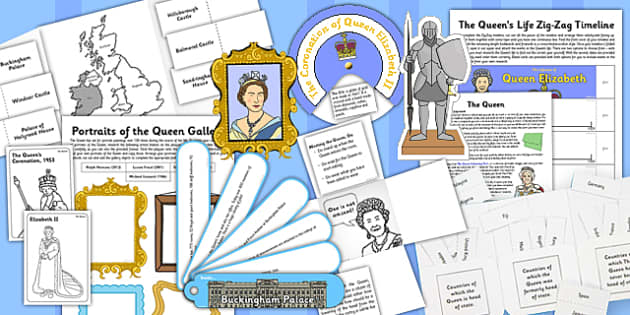The Queen Lapbook Creation Pack - Home Education Resources
