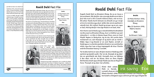 Eight Fact Files With Details