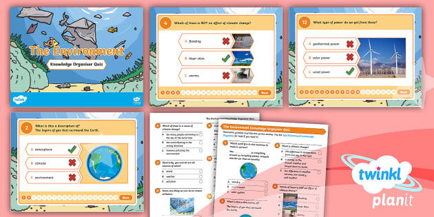 Retrieval Practice: Science: The Environment: Year 2: Knowledge ...