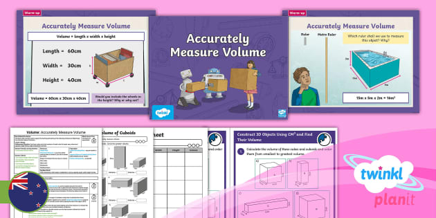 Level 3 Volume Accurately Measure Volume Lesson 3 Twinkl