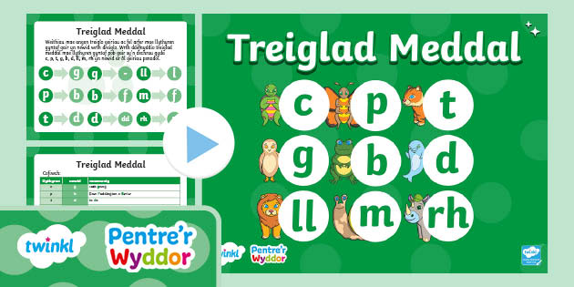 Pŵerbwynt Treiglad Meddal Teulu 6 (teacher made) - Twinkl