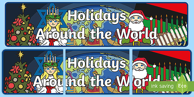 Holidays Around the World Banner