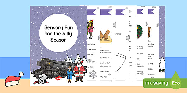 Sensory Fun for the Silly Season Activity Booklet - Twinkl
