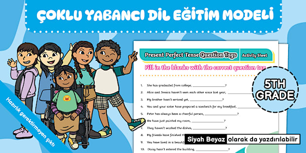 Present Perfect Tense Question Tags | Activity Sheet