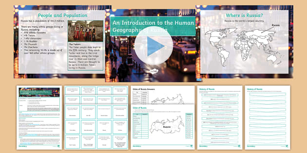 The Human Geography of Russia Lesson Pack (teacher made)