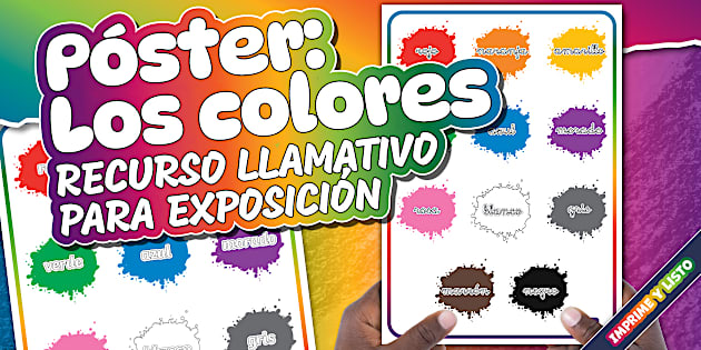 Póster: Los colores