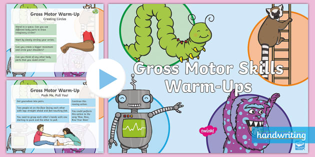 Gross Motor Skills Warm-Ups Activity PowerPoint - Twinkl