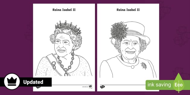 Free Hoja De Colorear Reina Isabel Ii Teacher Made