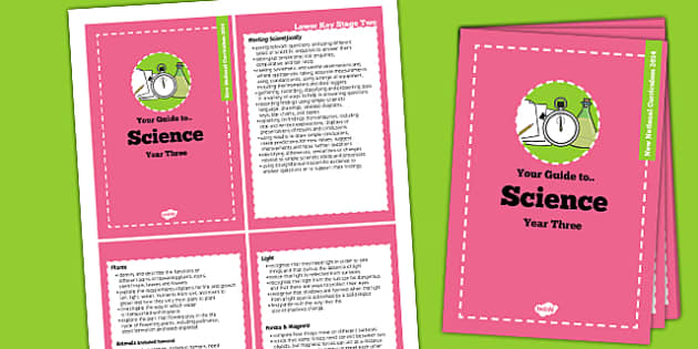 2014 National Curriculum Cards Year 3 Science (teacher made)
