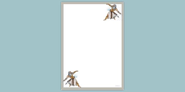 FREE! - * NEW * Zeus Page Border | Page Borders | Twinkl