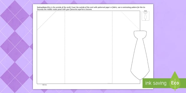 Superhero Dad Card | Easy-to-Make Father's Day Cards