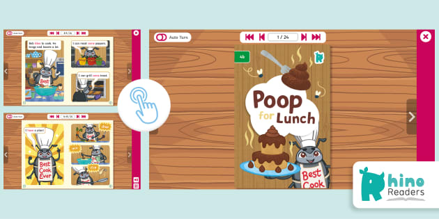 Level 4b Reading Book | Poop for Lunch (Teacher-Made)