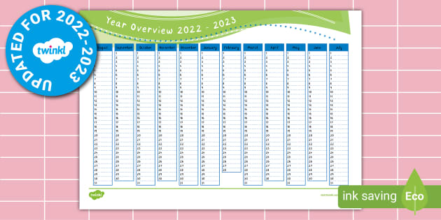 Year Overview August 2022-July 2023 | Twinkl Busy Bees