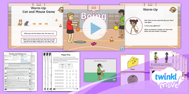 👉 Bouncing a Ball Year 2 | PE Throwing and Catching Lesson