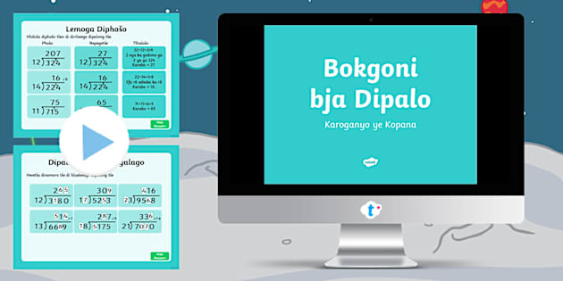 Grade 5 Multiplication and Division PowerPoint- Sepedi/Engl