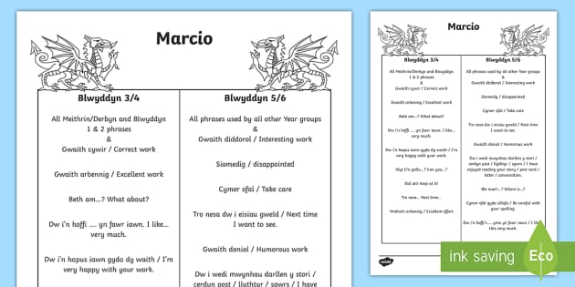 Incidental Welsh Phrases For Teachers - Learning Resources