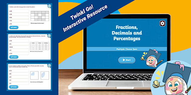Transfer Mini-Test: Fractions, Decimals and Percentages