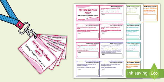 MTOP Lanyard Inserts - OSHC Planning Resources - Twinkl