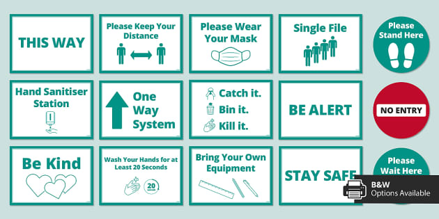 Back to School Signs | Return to School | Beyond - Twinkl