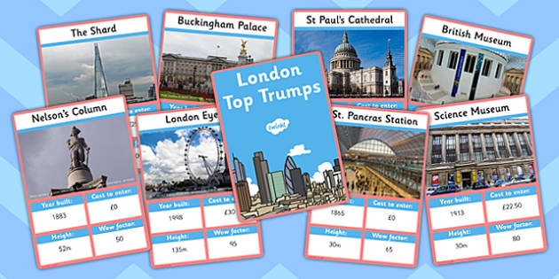 London Card Game (teacher made)