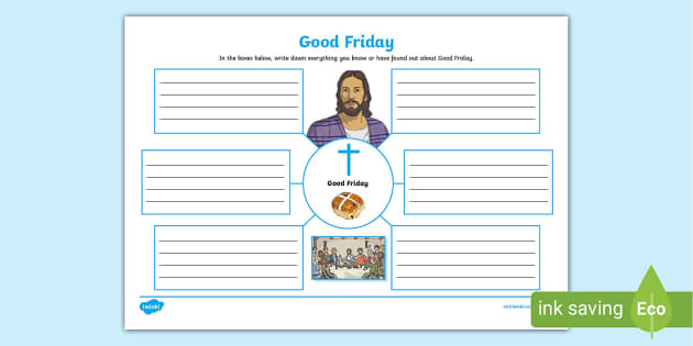 Good Friday Mind Map (teacher made)