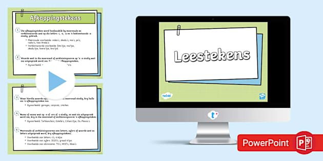 Leestekens PowerPoint (l'enseignant a fait) - Twinkl