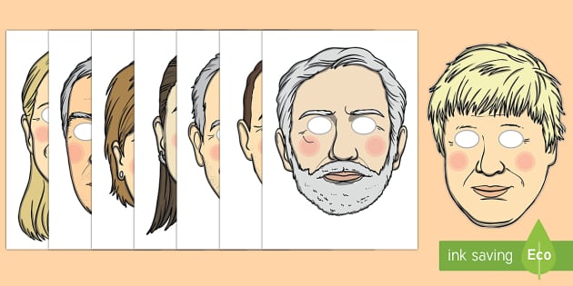 Political Party Role Play Masks (teacher made) - Twinkl