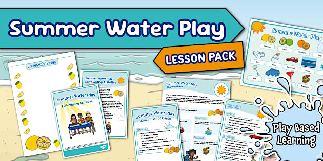 Summer Water Play Lesson Pack
