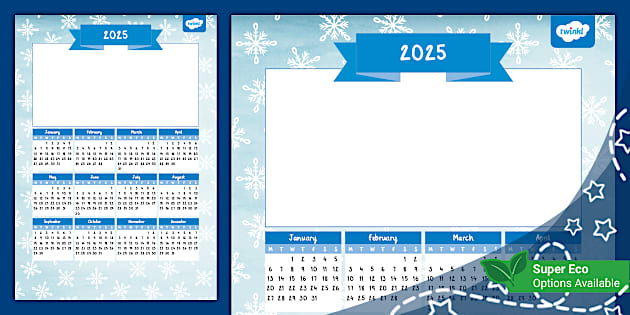 Create Your Own Calendar | Twinkl Personal Organisers
