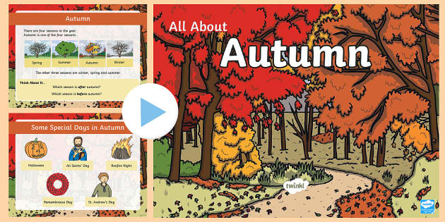 EYFS All About Autumn Information PowerPoint - Twinkl