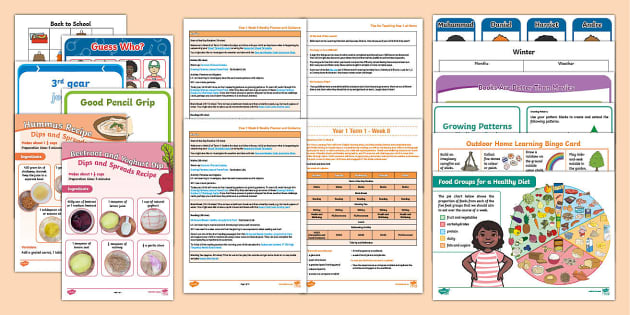 FREE! - Year 1 Term 1 Week 8 Remote Home Learning Pack