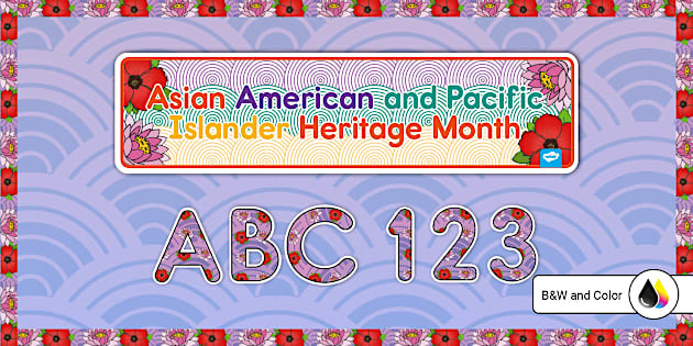 Asian American Pacific Islander Heritage Month Bulletin Board Pack