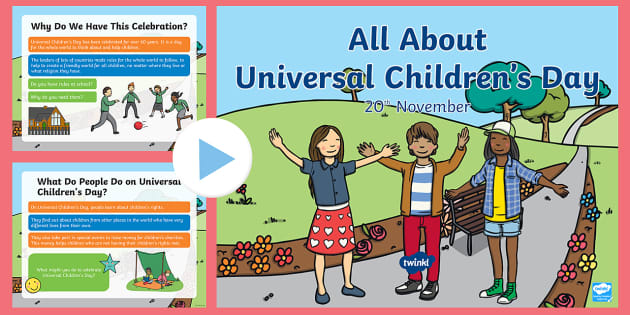 EYFS All About Universal Children's Day PowerPoint
