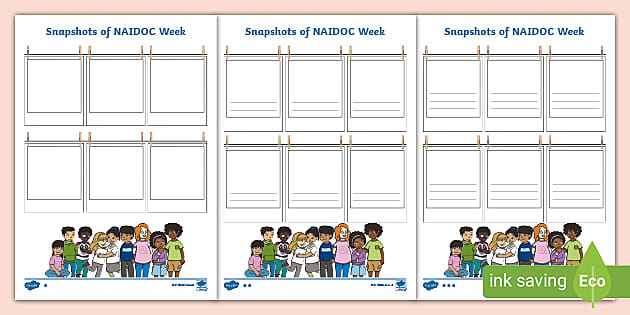 NAIDOC Week Snapshots Differentiated Worksheet | Twinkl
