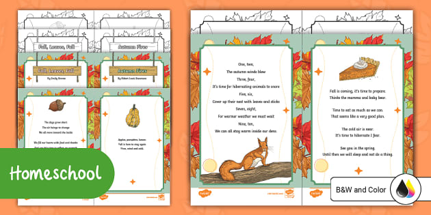 Simple Fall Poems | Fall-themed Resource | Twinkl USA