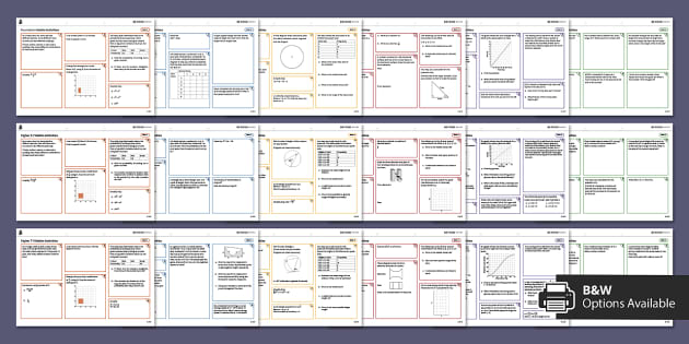Maths Foundation and Higher Revision Activity Mats | KS4 Maths