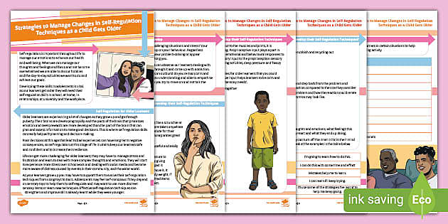 OT Strategies to Manage Changes in Self-Regulation Techniques as a ...
