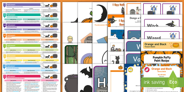 EYFS Halloween Activity Planning and Continuous Provision Ideas ...