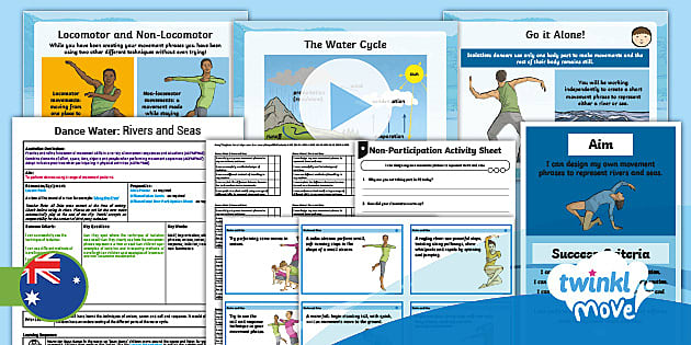 Move PE Year 4 Dance: Water Lesson 2: Rivers and Seas