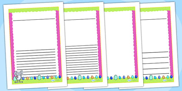 Easter Writing Templates – Writing Frames – KS1 - Twinkl
