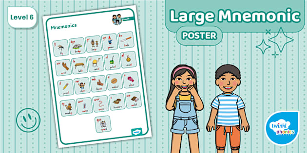 Level 6 Large Mnemonic Poster