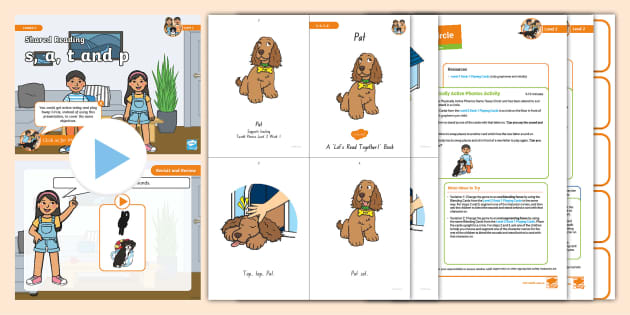 's, a, t, p' Lesson Pack - Level 2 Week 1 Lesson 5 - Twinkl