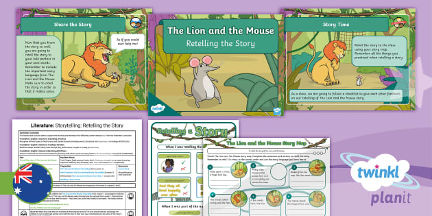 Foundation The Lion and the Mouse Storytelling Lesson 3