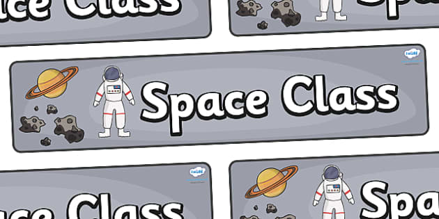 FREE! - Space Themed Classroom Display Banner - Twinkl